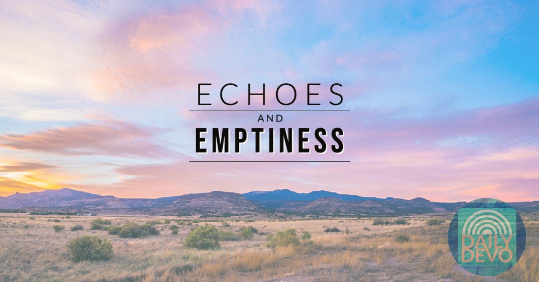 Echoes & Emptiness. The other day I wrote a poem that… | by Leon Bloder | Medium