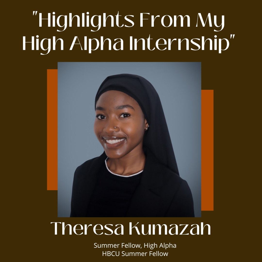 Guest Feature: Highlights From My High Alpha Internship | by Chelsea Burwell-Brooks | HBCUvc