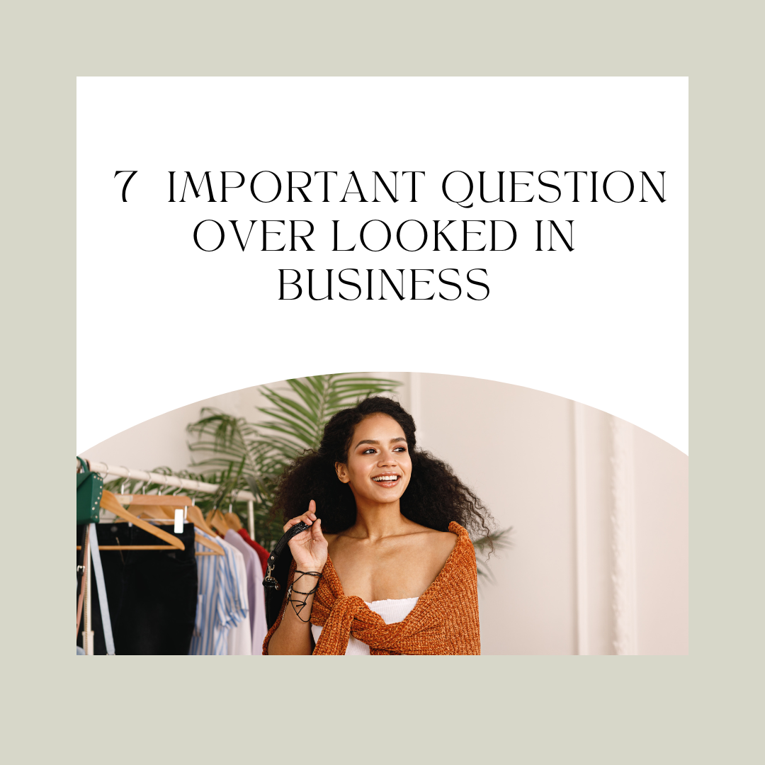 7 IMPORTANT QUESTIONS THAT ARE OVER LOOKED | by Melvin Richmond | Medium