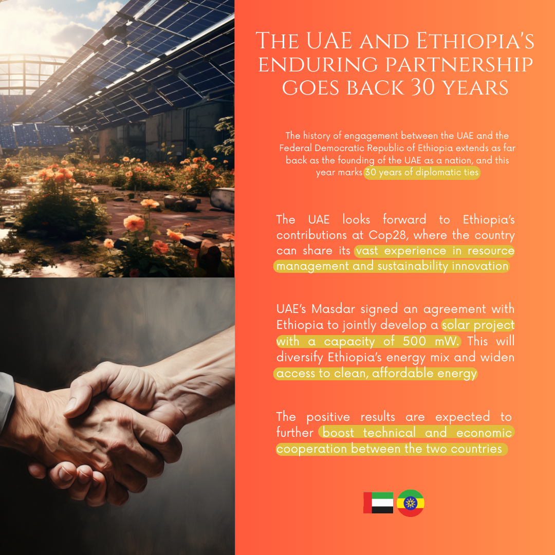 The UAE and Ethiopia’s enduring partnership goes back 30 years | by ...