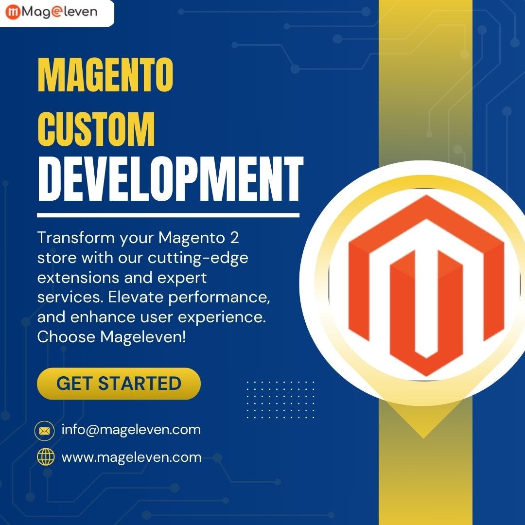 Transform Your Vision Into Reality With Magento Custom Development Service By Mageleven Apr 5288
