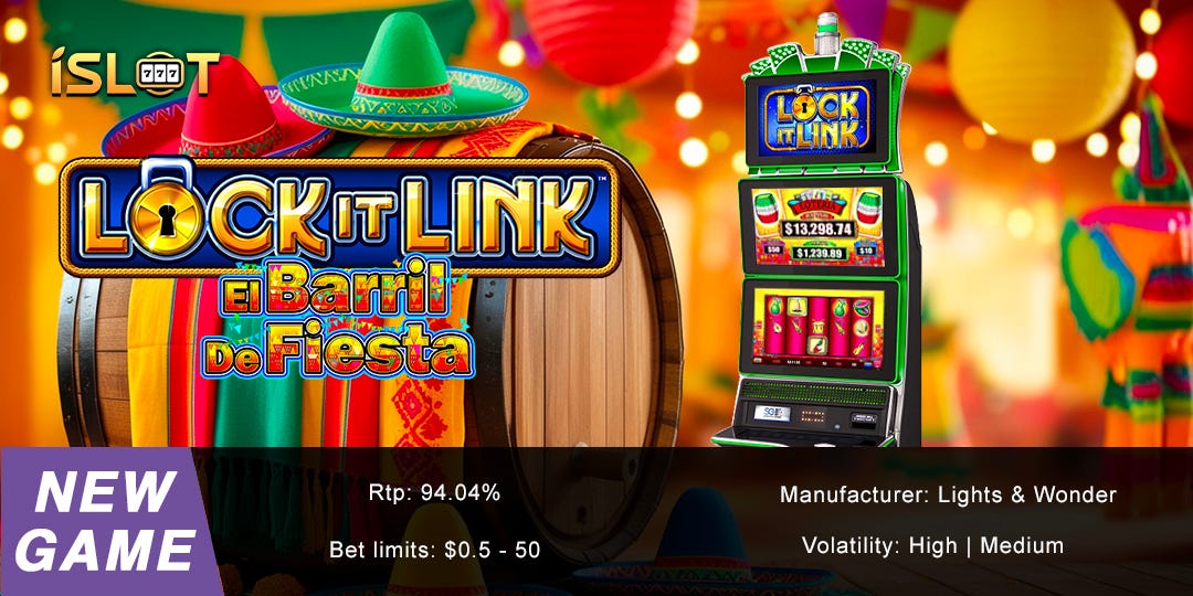 Lock It Link-“EL Barril De Fiesta”：Fiesta Barrel | by iSLOT_Offcial ...