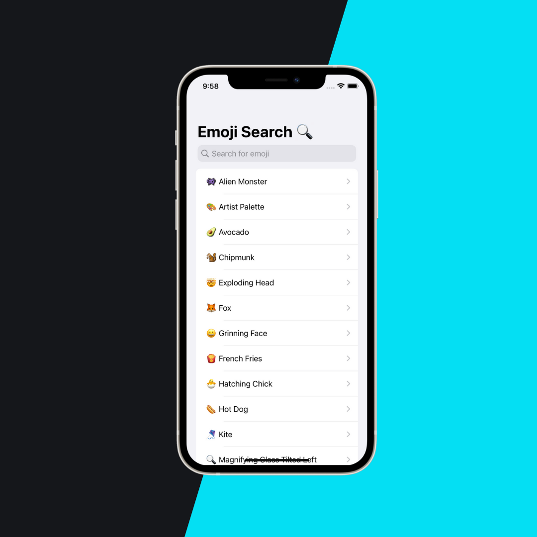 How to Add an Emoji Search Bar With SwiftUI | by Ale Patrón | Better Programming