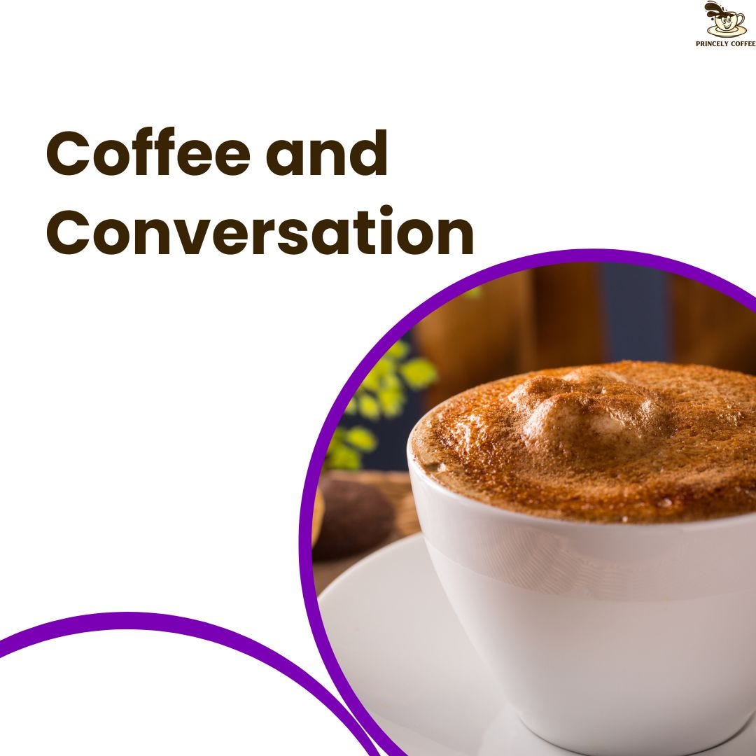 Coffee and Conversation - David G. - Medium