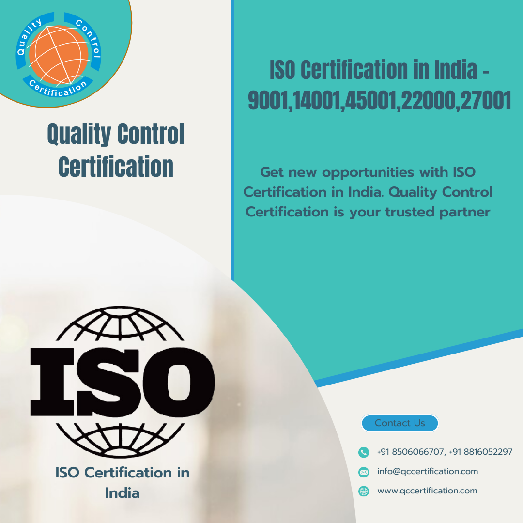 ISO Certification in India 9001,14001,45001,22000,27001 - Dakshchauhann ...