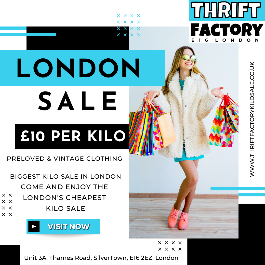 Thrift Factory London Biggest £10 Kilo Sale - Thriftfactoryuk - Medium