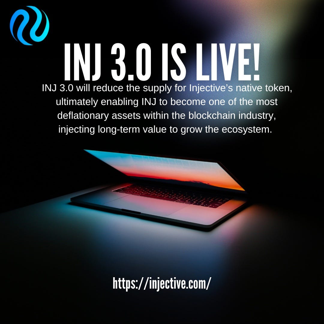 THE HISTORIC IMPACT OF INJ 2.0 and INJ 3.0 on INJECTIVE BLOCKCHAIN | by Subit | Apr, 2024 | Medium