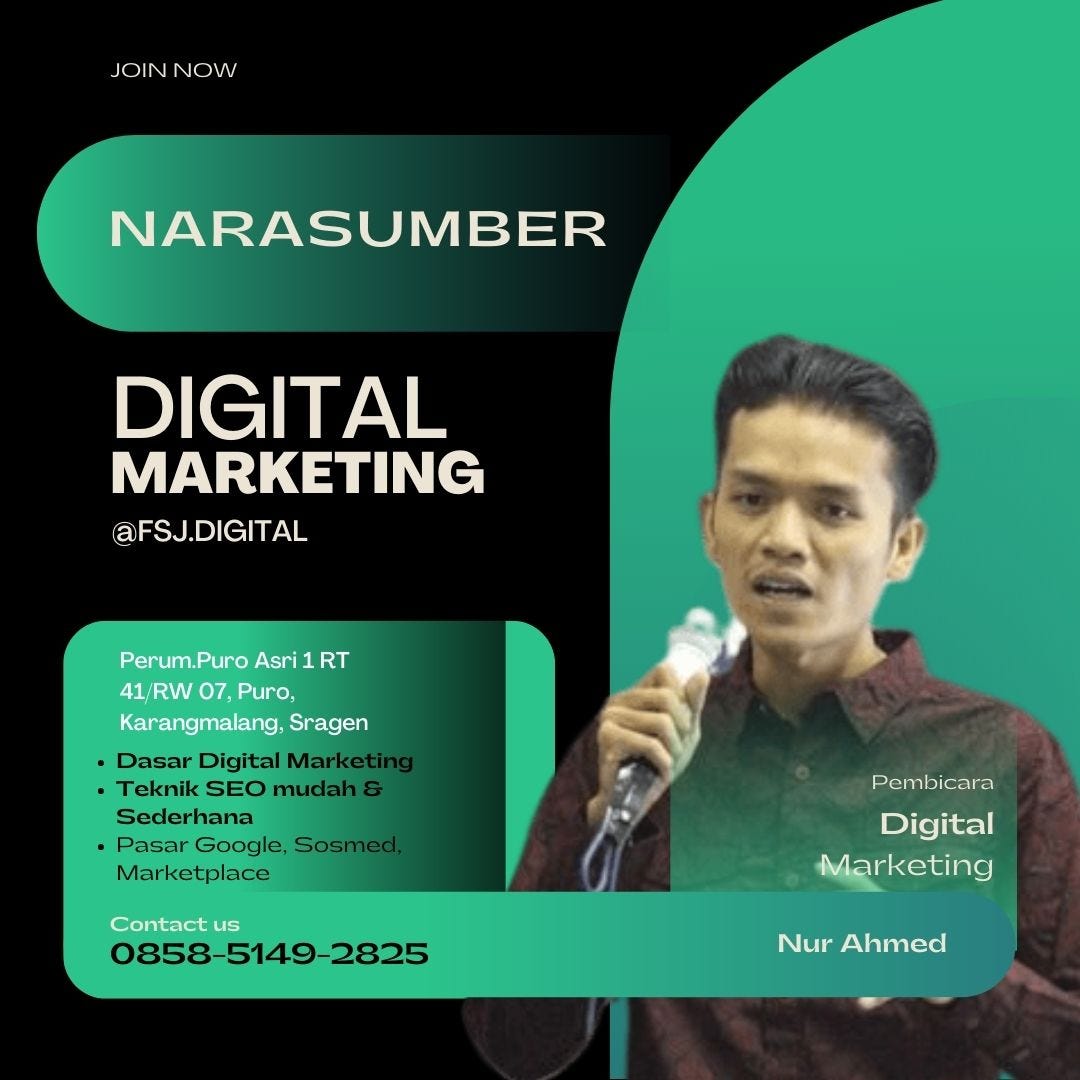 WA 0858–5149–2825, Narasumber Digital Marketing Dinas Pasar Sidoarjo ...