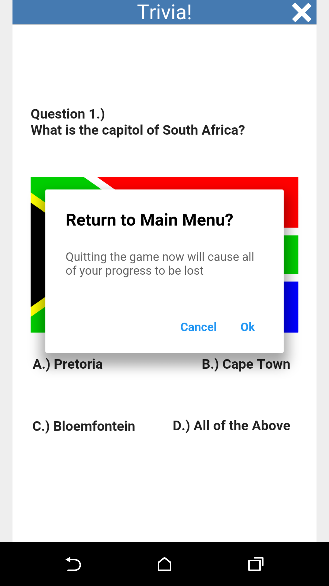 Mobile App Prototype. Trivia! For Android | by Alec Martin | Medium