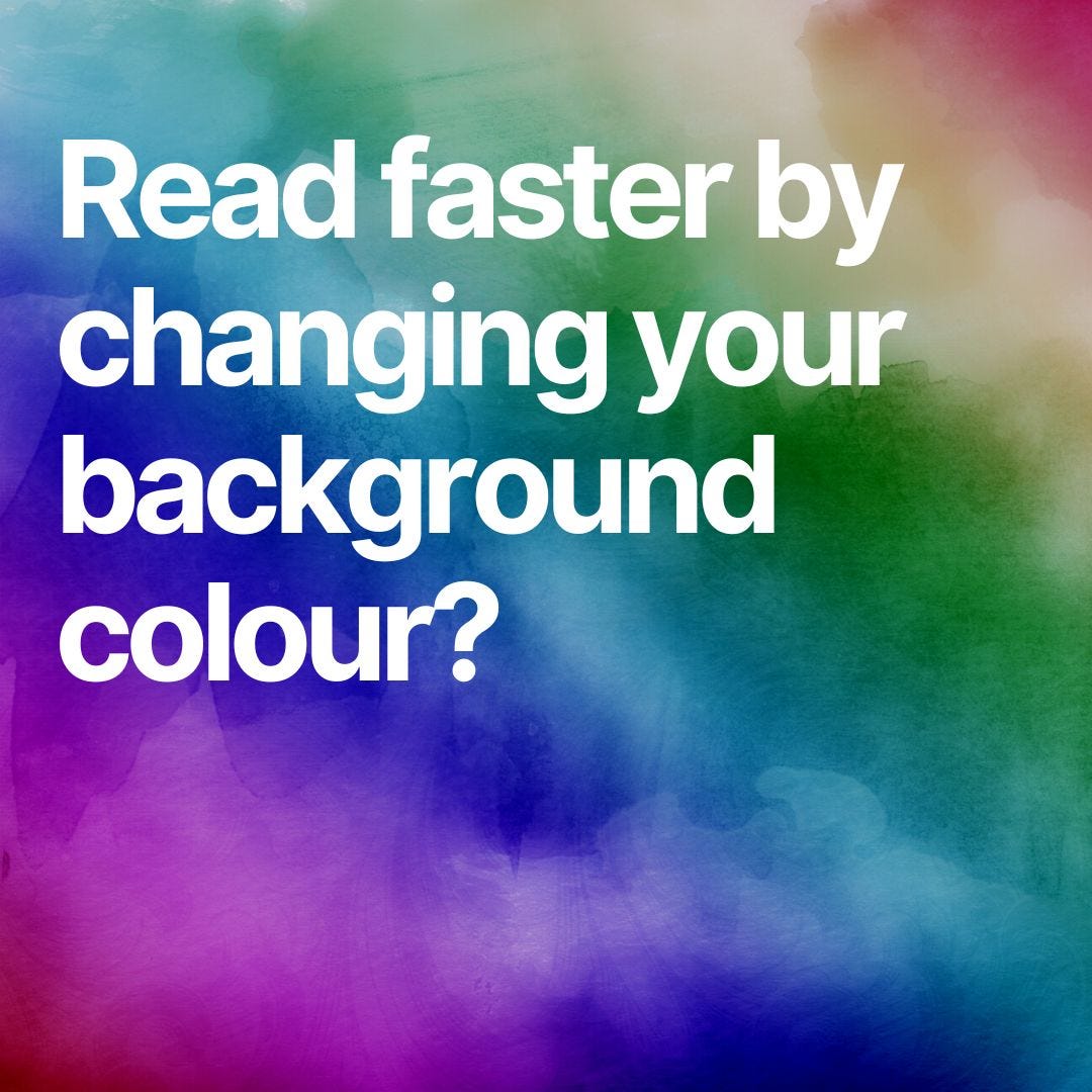 Did you know you can read emails faster just by changing the background ...