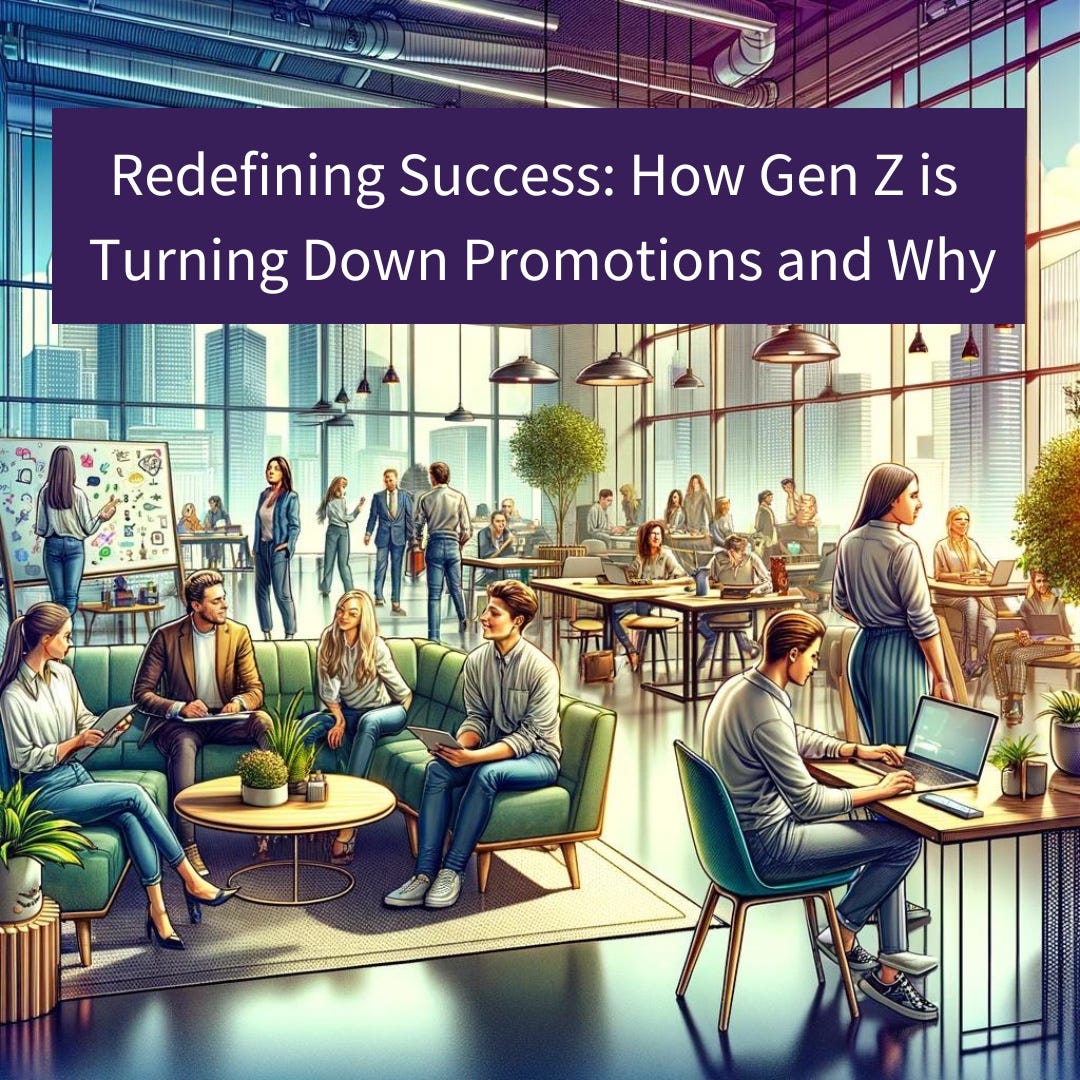 Redefining Success: How Gen Z is Turning Down Promotions and Why | by ...