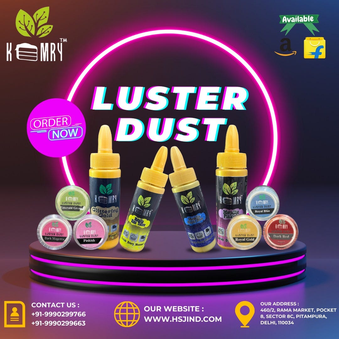 Decorate your Cakes, Cupcakes and more with Kemry Luster Dust | by HSJ ...