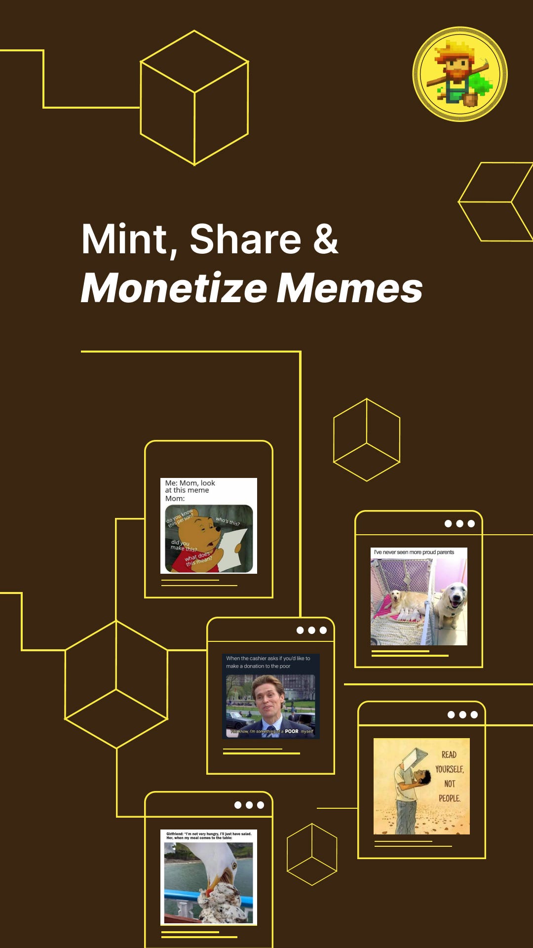 ELEVATE YOUR MEME GAME WITH MEMECRAFTER Welcome to memecrafter DApp ...