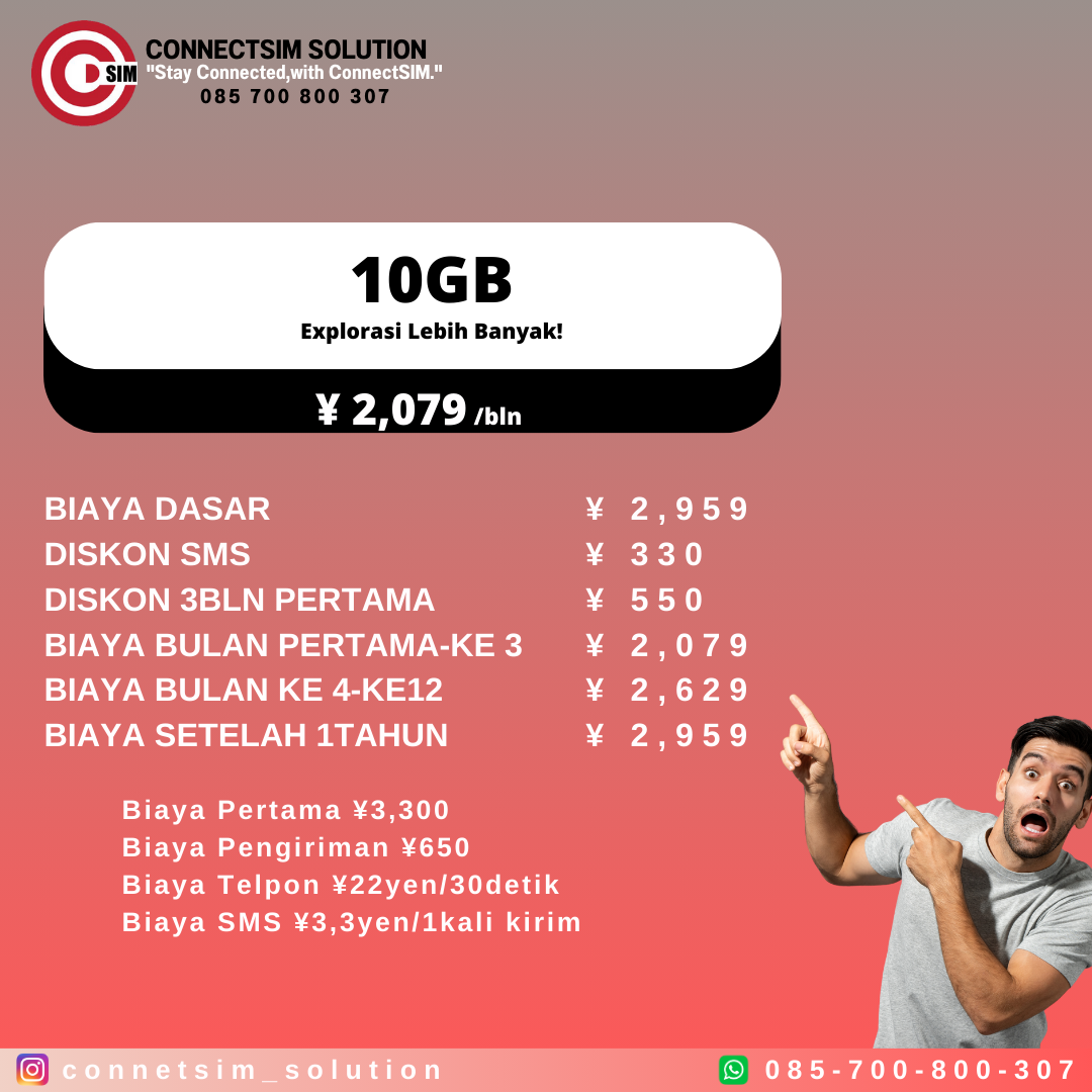 0857-0080-0307,Jual Kartu Internet Connect SIM Jepang - Paket Internet Jepang - Medium