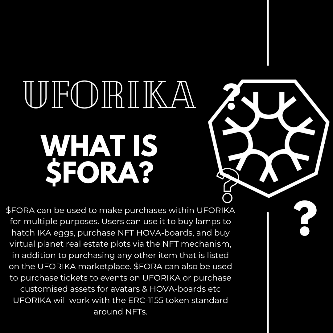 The Uforika Token $FORA. WHAT IS $FORA?: FORA is an ERC-20… | by ...