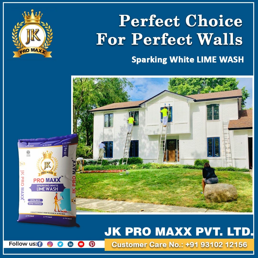Perfect Choice for Perfect walls JK Pro Maxx Colour Lime wash Paint is ...