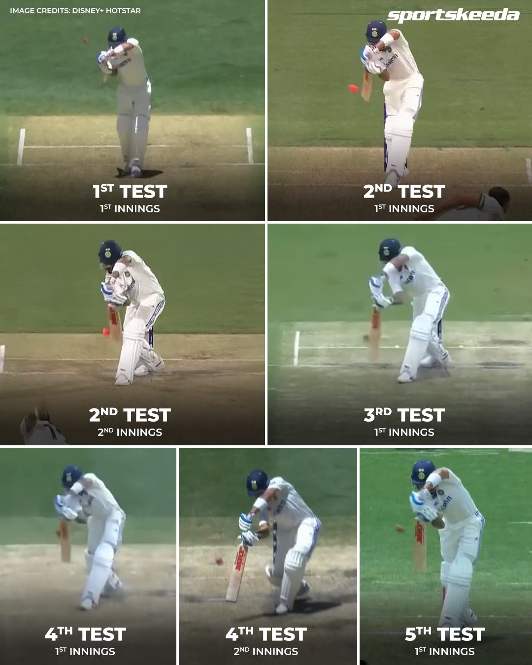 Virat Kohli to off stump ball: तू किसी रेल सी गुजरती है, मैं किसी पुल ...