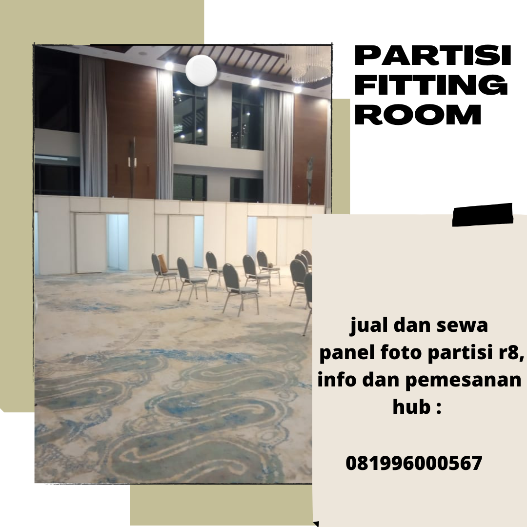 jual dan sewa partisi fitting room tangerang - partisi pameran tangerang - Medium
