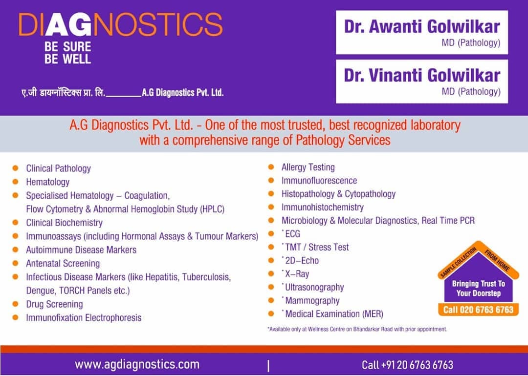 Why Choose A.G Diagnostics? The Most Reputed Lab in Pune for Your ...
