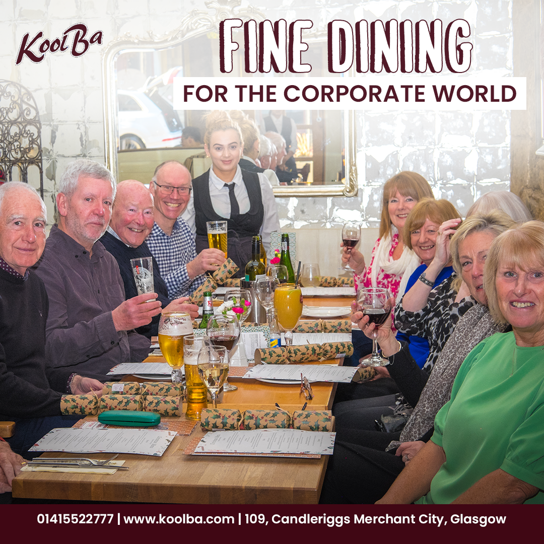 Corporate Dinner Glasgow Restaurants- KoolBa | by Koolba | Medium
