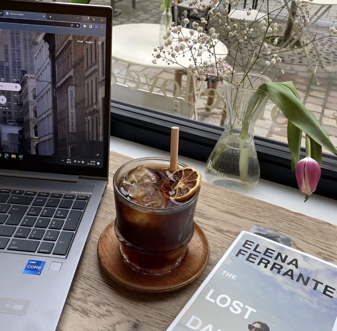 Sometimes all you need is a good long sit at the café | by Nanda | Pen ...
