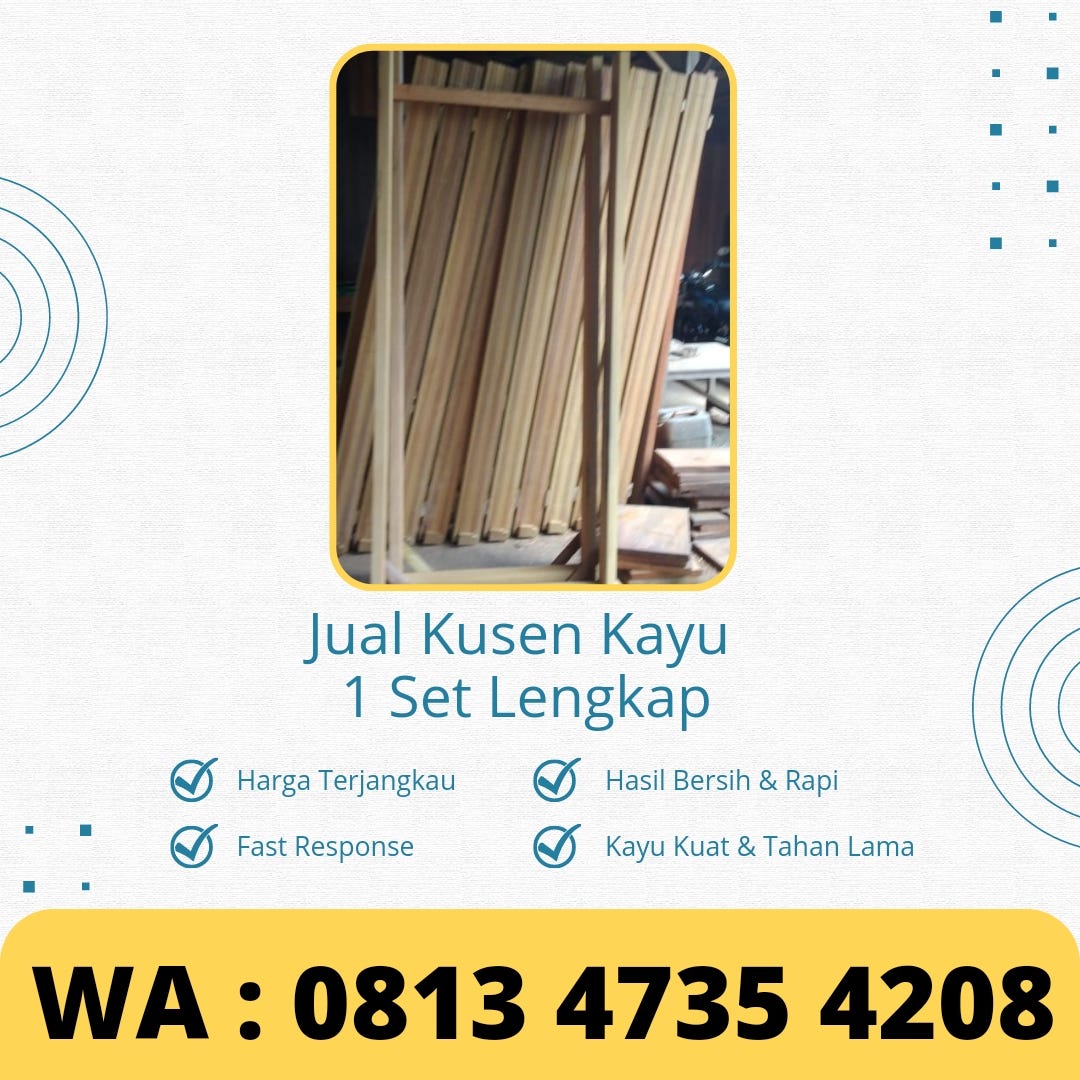 Jual Kusen Kayu 1 Set Lengkap - Pusat kusen kayu samarinda - Medium