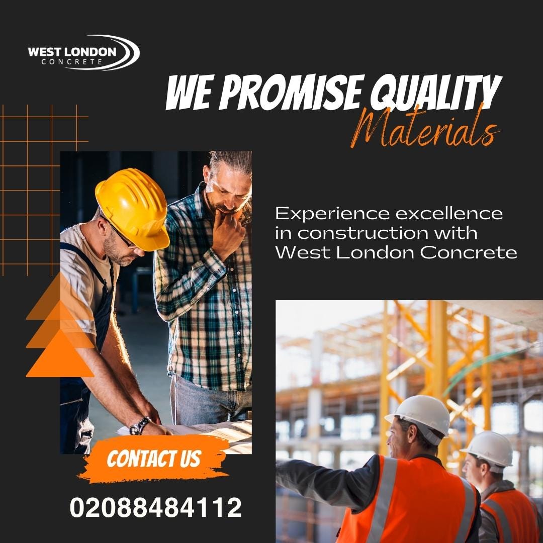 Unveiling Excellence: Our Experience with West London Concrete | by ...