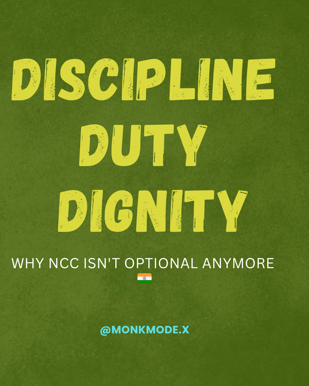 ️ Discipline, Duty and Dignity – Why NCC Isn’t Optional Anymore? | by ...