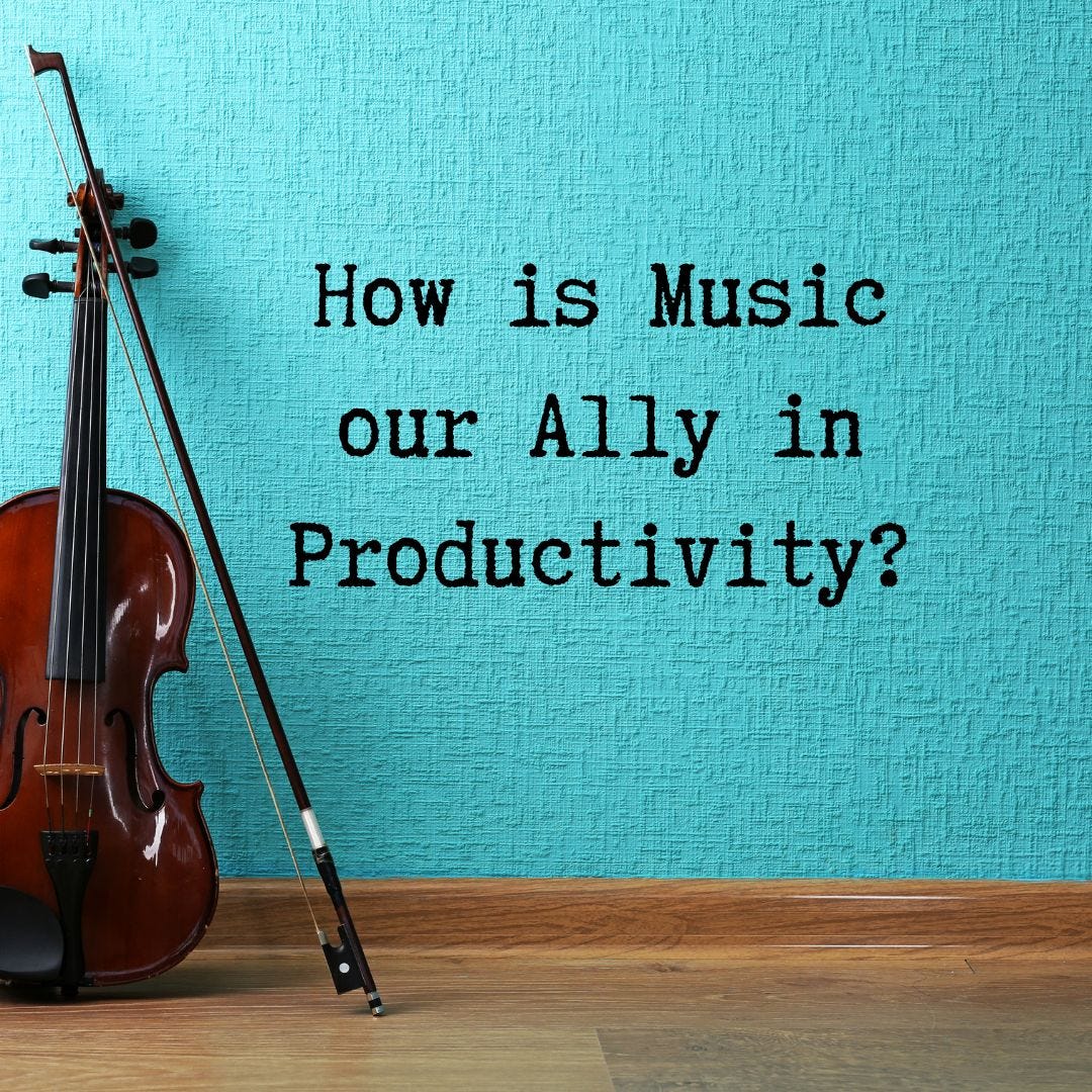 How is Music our Ally in Productivity? | by Autumn | Medium