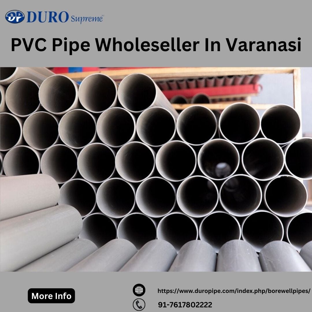 PVC Pipe Wholeseller In Varanasi | DuroPipe - Duropipe - Medium