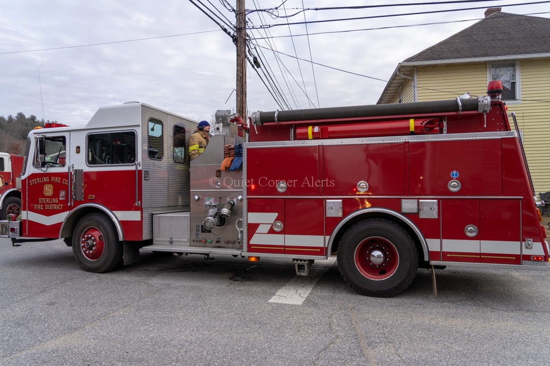 Two Residents Displaced After Fire in Sterling | by Quiet Corner Alerts ...