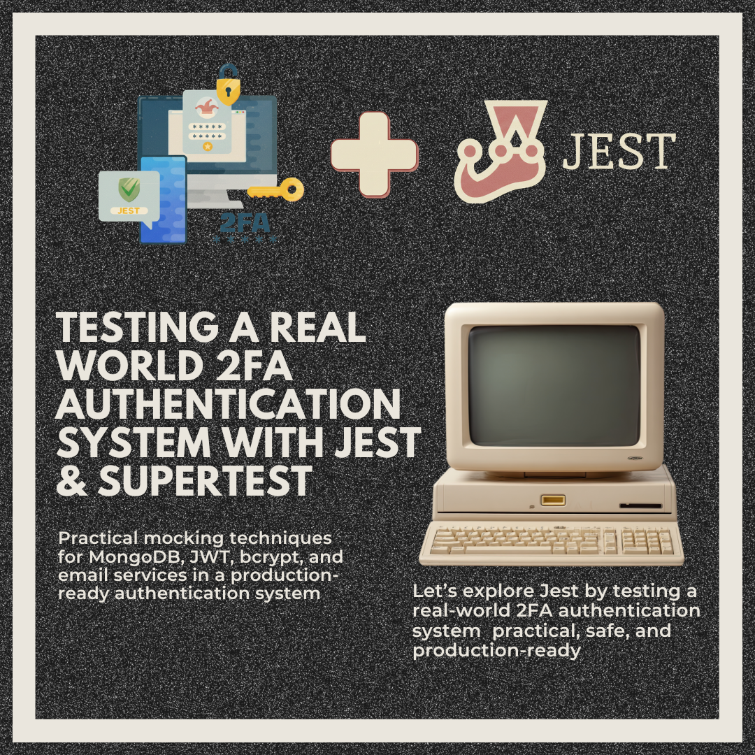 Secure 2FA Backend Testing with Jest & Supertest: A Hands On Node.js ...