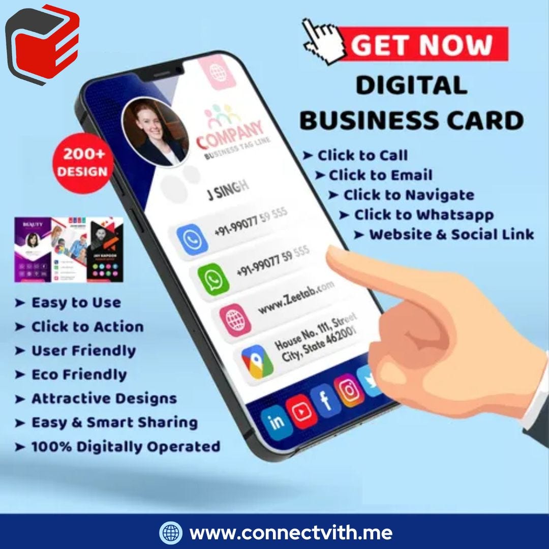 Best Digital Business Visiting Cards — Start Creating Today at ...