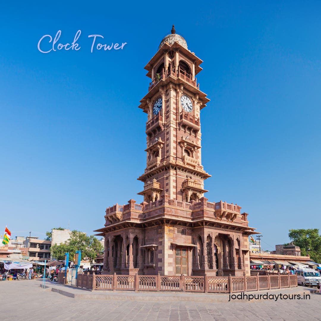 The Amazing Popular Ghanta Ghar (Clock Tower) Jodhpur | by Jodhpur Day ...