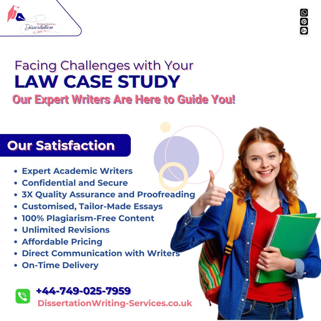 Law Case Study - Dissertation Writing Services - Medium