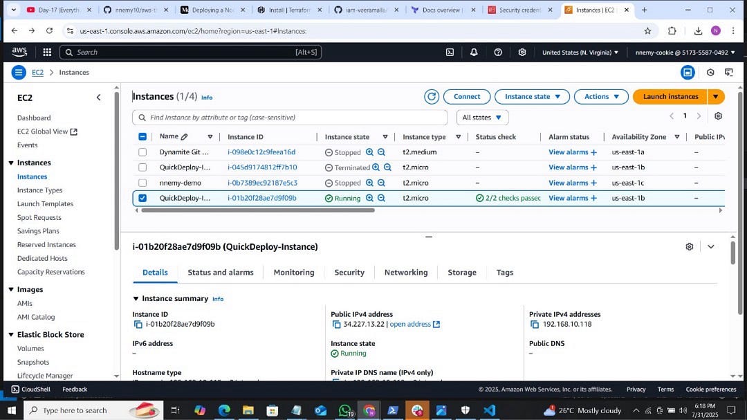Spinning Up an AWS Linux EC2 Instance using Terraform. | by ...
