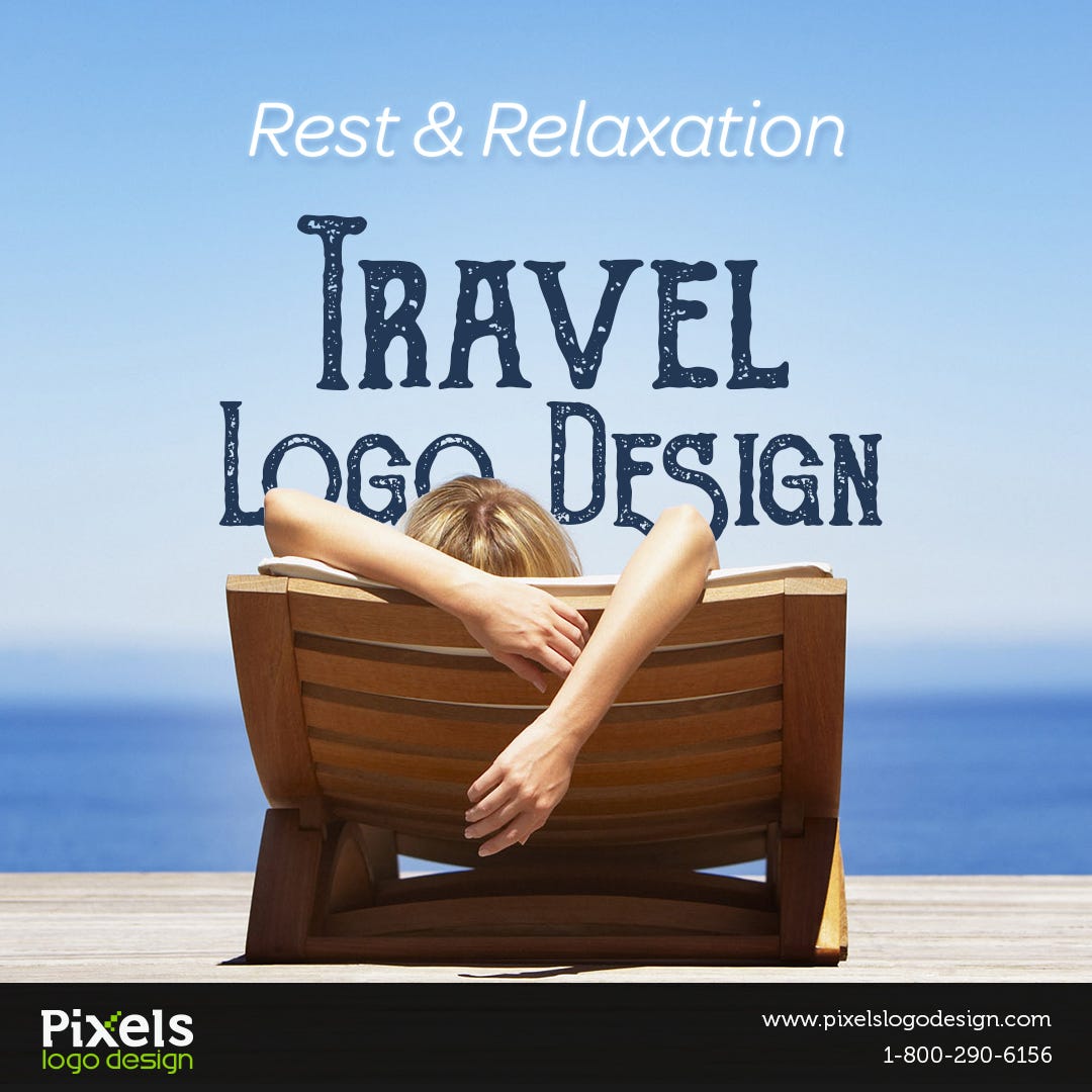 Rest and Relaxation — Travel Logo Design | by Pixels Logo Design | Medium