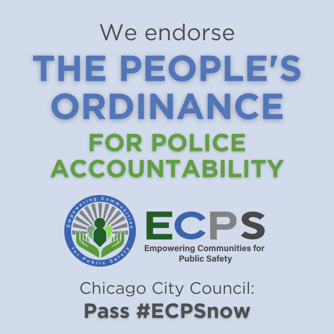 Dear Chicago City Council: Pass the “People’s Ordinance” for Police ...