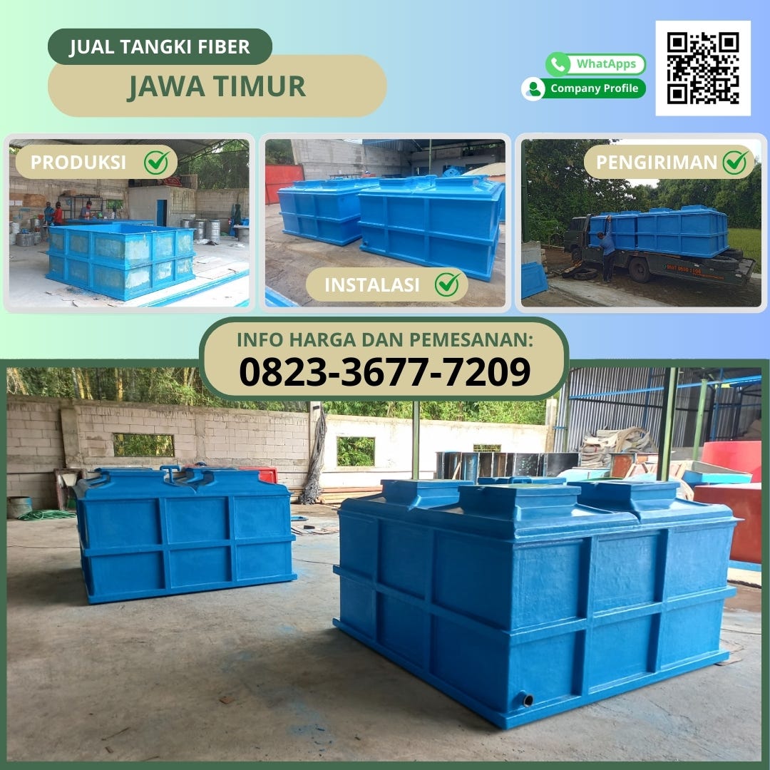 (0823–3677–7209) Penjual Tangki Fiber FRP dan STP Tahan Bocor di ...
