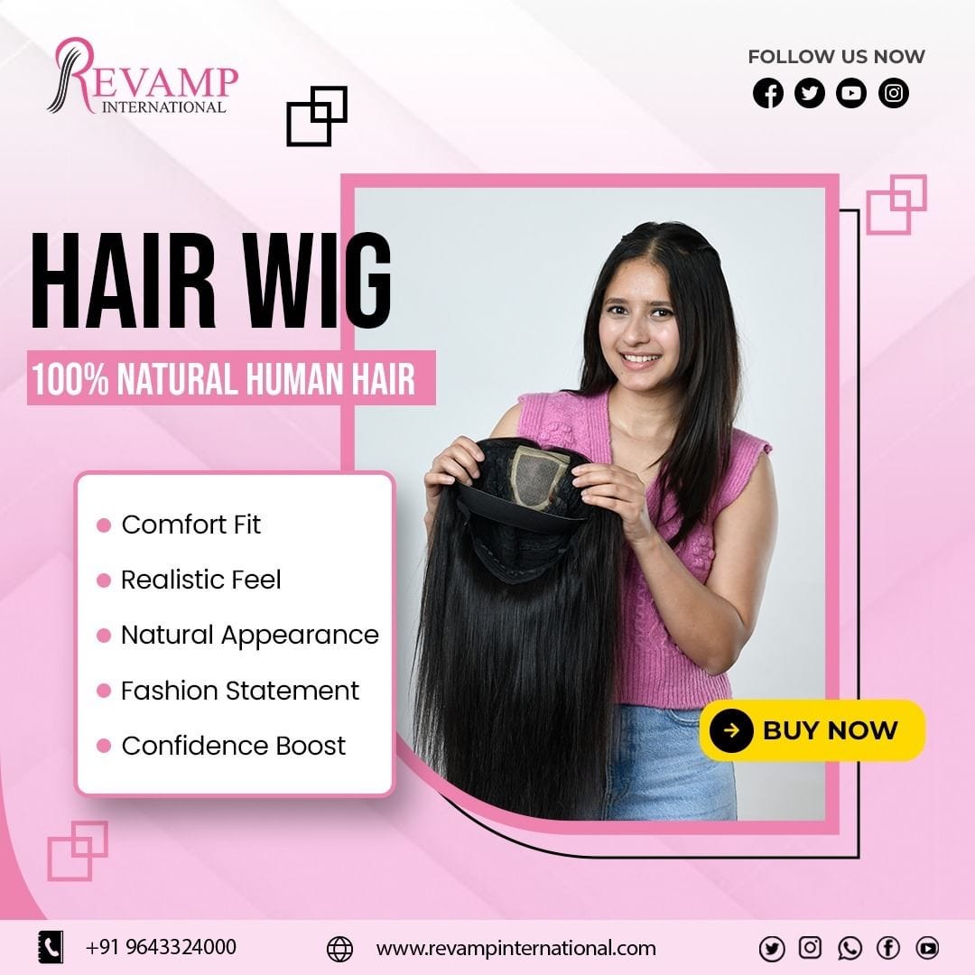 100% Natural Human Hair Wig. Transform Your Look with Revamp… | by Amrita Tyagi | Mar, 2024 | Medium