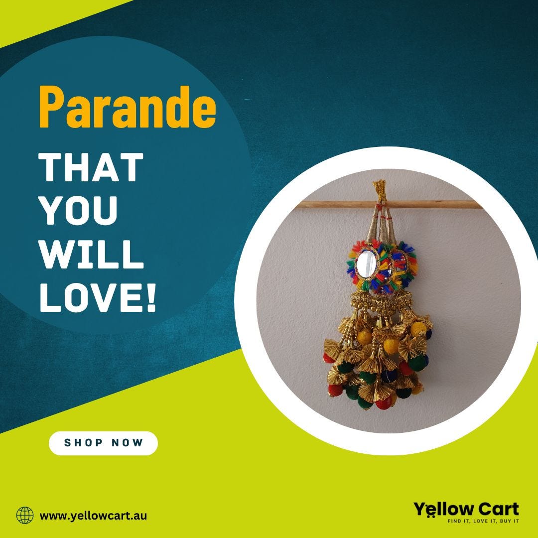 Parande: A Symbol of Good Looks - Yellow Cart - Medium