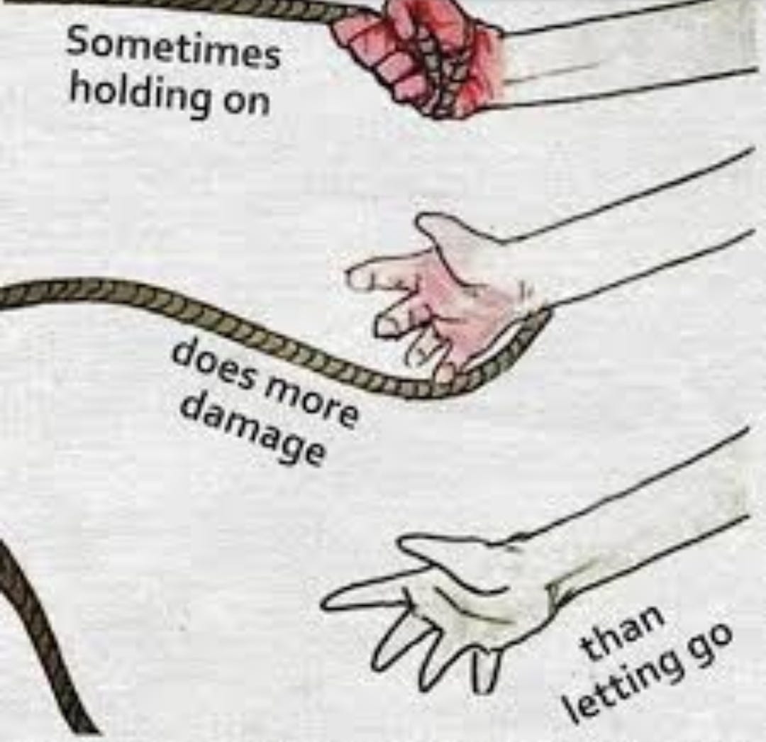 The Art of Letting Go: Why Holding On Hurts More | by Nf | Mar, 2025 ...