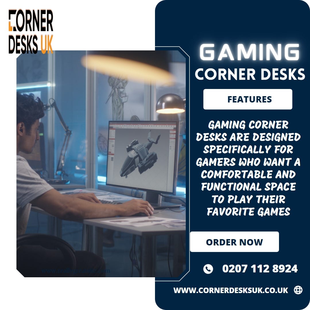 Gaming Corner Desks - Corner Desks for Gaming - Medium