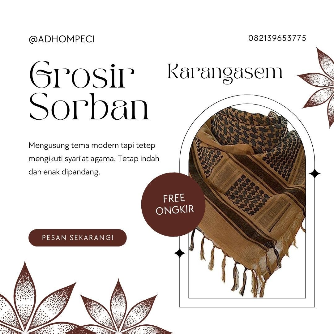 Pusat Toko Sorban Karangasem Termurah Dan Berkualitas — 082139653775 | by aril 123 | Medium