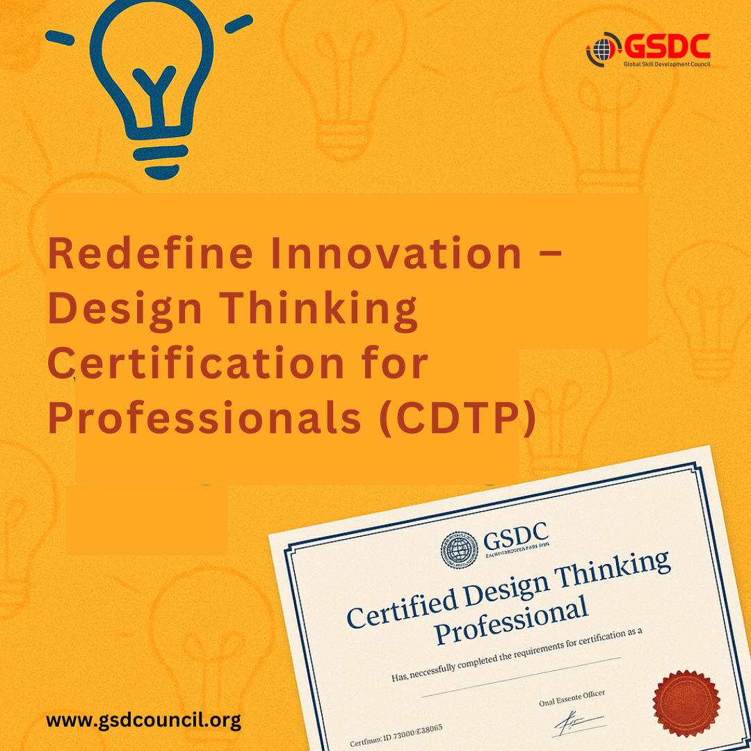 Redefine Innovation — Design Thinking Certification for Professionals ...