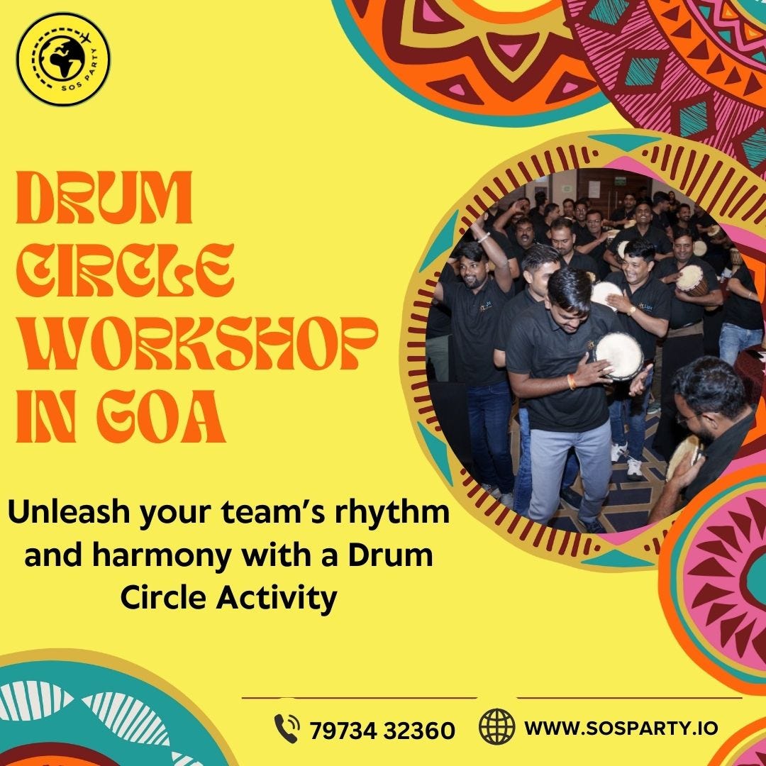 Drum circle workshop in Goa - Pratibha Goel - Medium