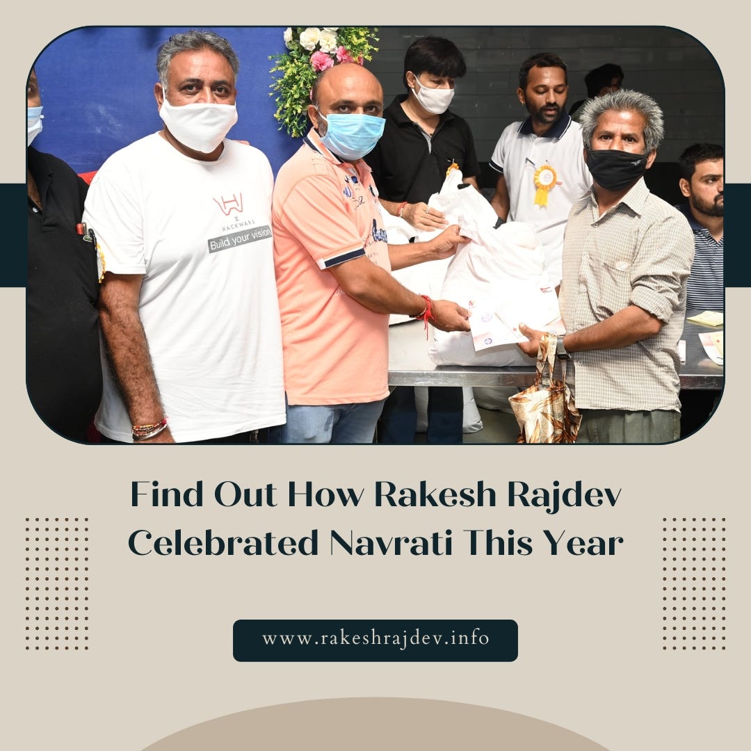 Find Out How Rakesh Rajdev Celebrated Navrati This Year - Rakesh Rajdev ...