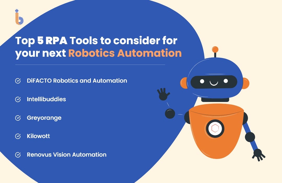 Top 5 RPA Tools To Consider For Your Next Robotics Automation | by ...