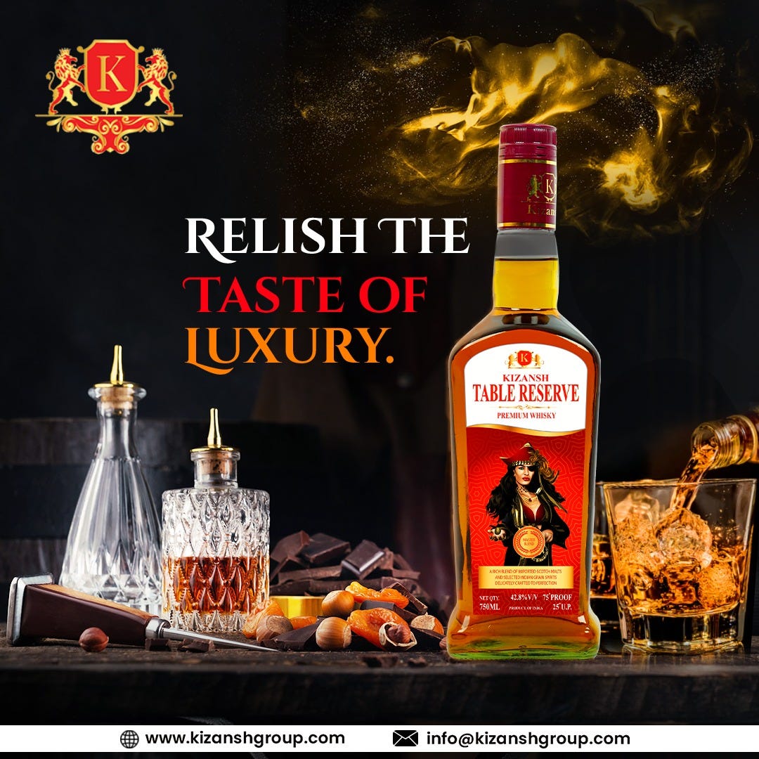 PREMIUM PRODUCT OF TABLE RESERVE. WHICH COMES UNDER THE KIZASNH GROUP ...
