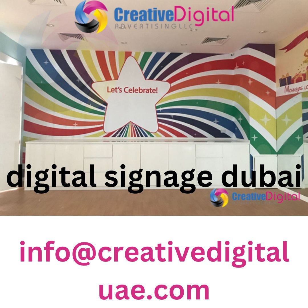 digital signage dubai - Creativedigitaluae - Medium